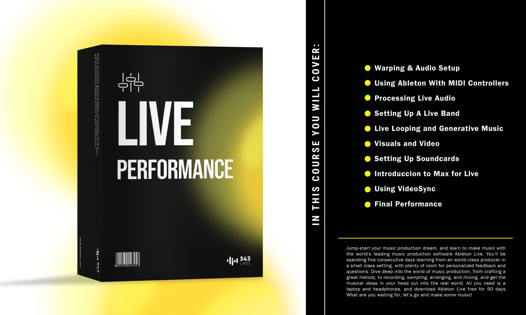 Live Performance course in NYC at 343 LABS